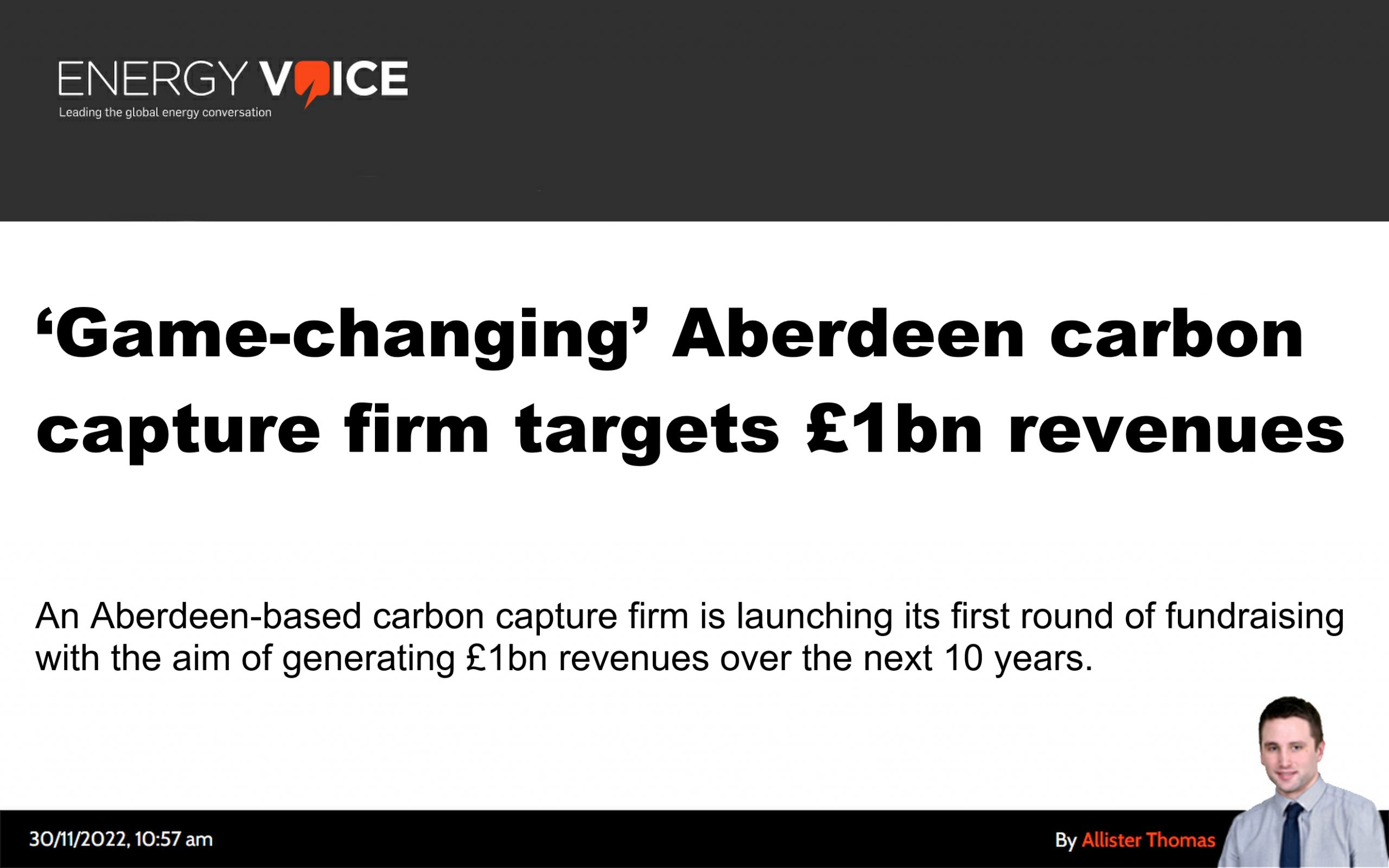 Energy Voice 30th November 2022 - CCU International